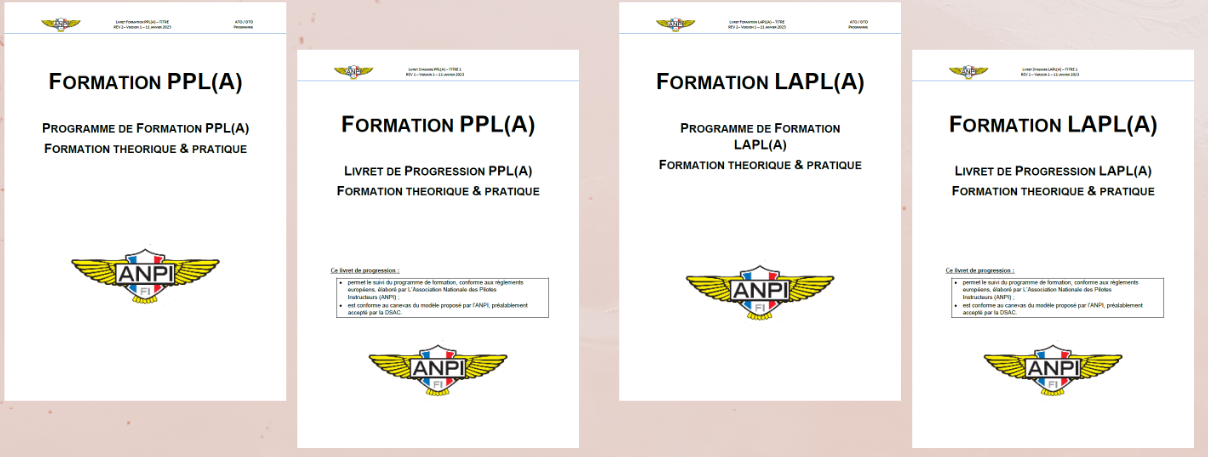 Mise à jour des programmes de formation PPL(A) et LAPL(A) de l'ANPI - ANPI